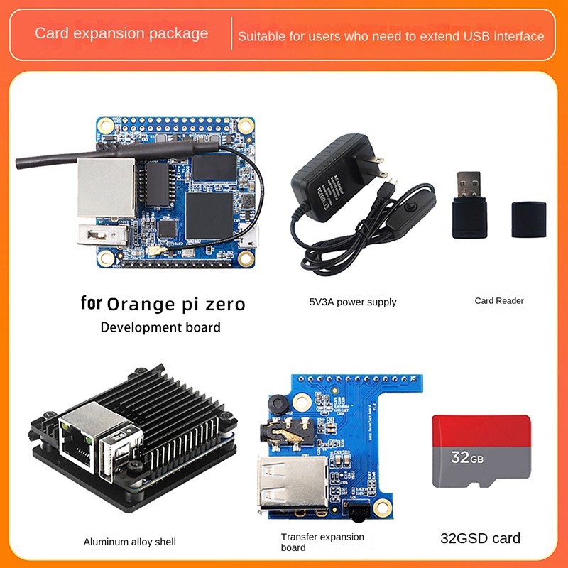 Jual BEST SELLER Retail For Orangepi Zero Allwinner H3 512MB RAM+Case ...