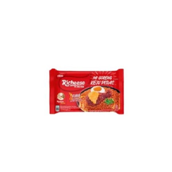 Jual RICHEESE MI INSTAN GORENG KEJU PEDAS 75G | Shopee Indonesia