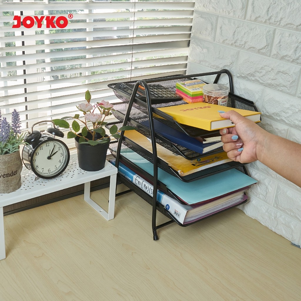 Jual Joyko Document Tray METAL / Rak Kertas 2 Tingkat 3 Tingkat 4 ...