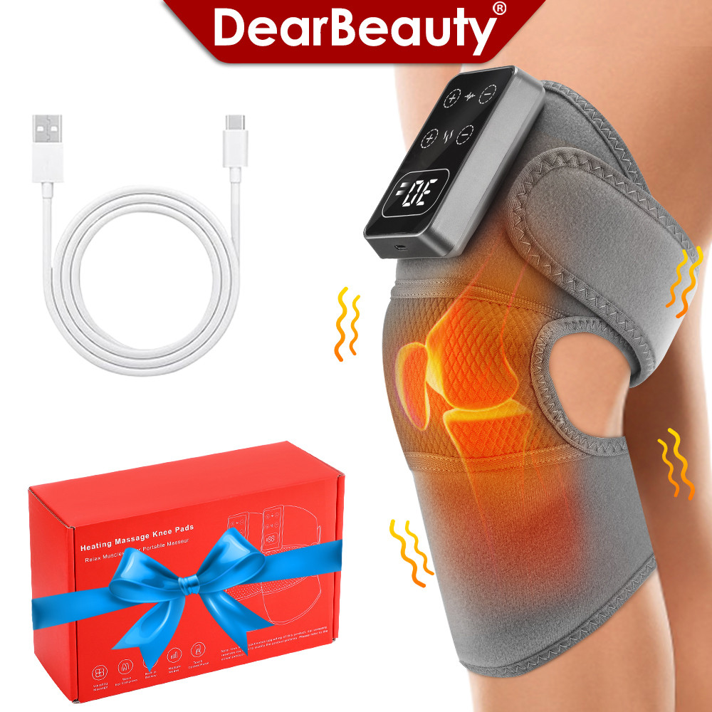 Jual Electric Heating Knee Massage Pads Hot Compress Joint Protection 3 ...