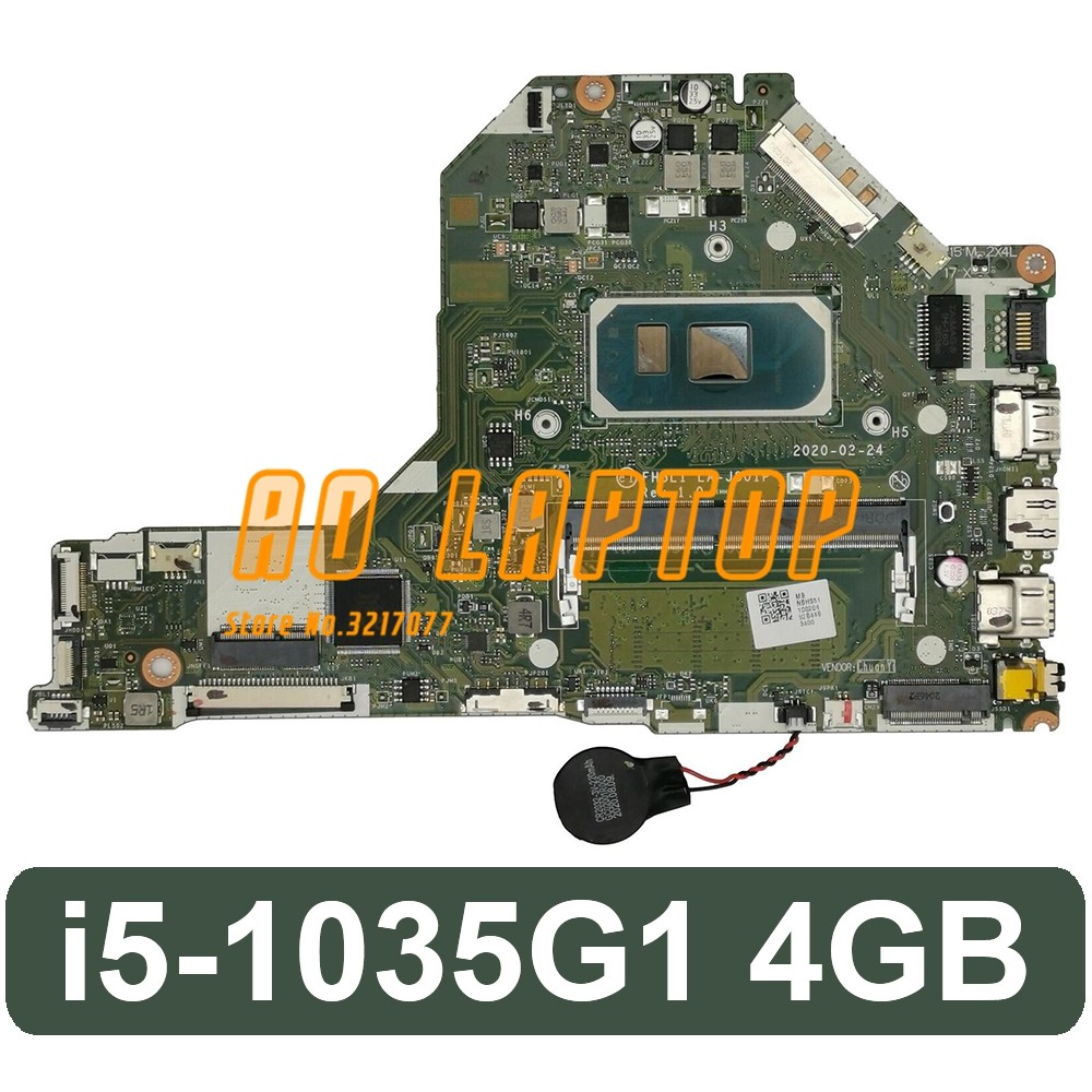 Jual For Acer Aspire 3 A315-56 Notebook Mainboard Intel Core i5-1035G1 ...