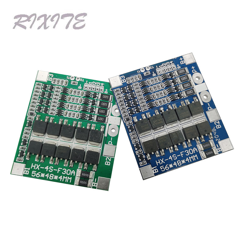 Jual BMS 4S 30A 14.4V Balancer PCB 18650 Lipo Li-ion Lithium Battery ...