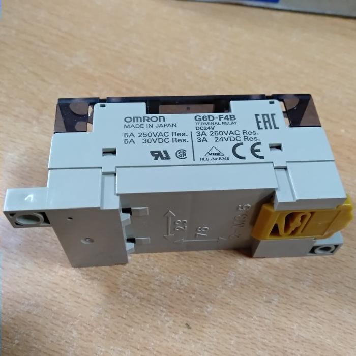 Jual MINI RELAY PLC 4 CHANNEL G6D F4B DC24V OMRON ORIGINAL G6DF4B 24V DC BEST SELLER | Shopee ...