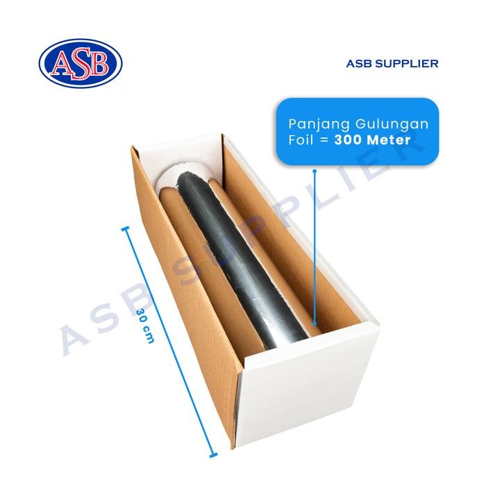 Jual Aluminium Foil Roll WITA Ukuran 30 cm x 300 m | Shopee Indonesia