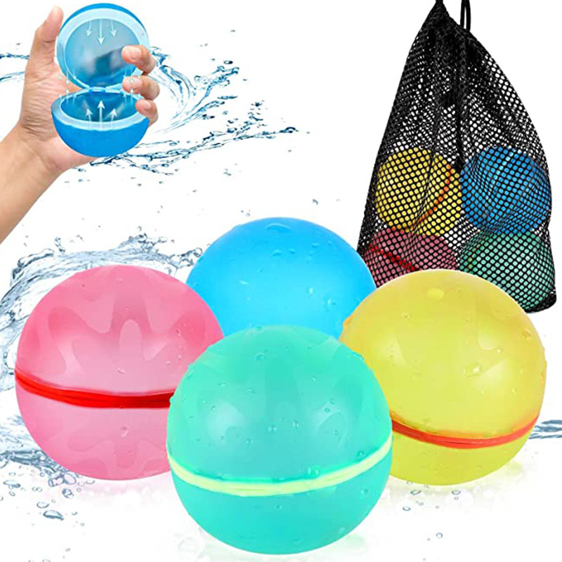 Jual Reusable Water Bomb Splash Balls Water Balloons Absorbent Ball ...