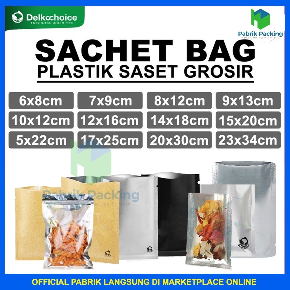Jual Plastik Sachet Plastik Saset Alumunium Foil Delkochoice Kemasan ...