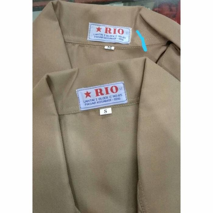 Jual ORIGINAL KEMEJA SERAGAM PRAMUKA PNS PEREMPUAN RAFILO RAPILO ...