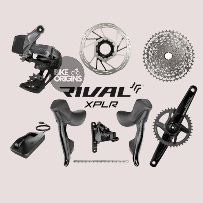 Jual Groupset SRAM Rival XPLR eTap AXS Wide DB Gravel 1x12 40 Teeth ...