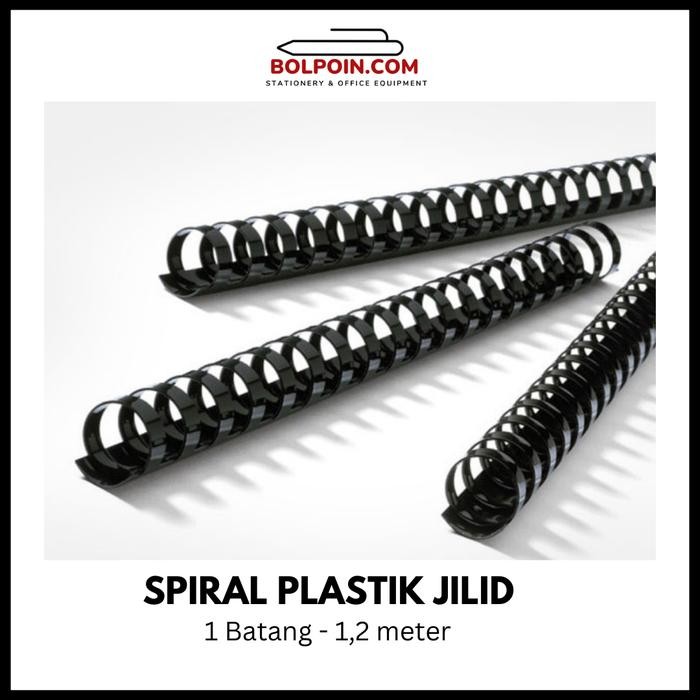 Jual Spiral Plastik Jilid isi 1 - 10 batang - Plastic Binding Comb ...