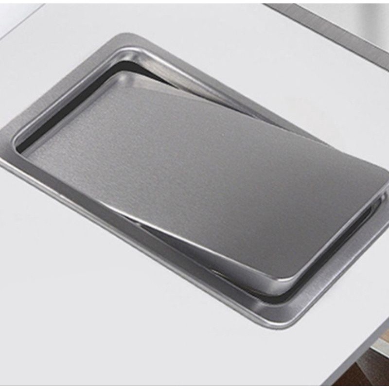 Jual Garbage Flap Lid Trash Bin Cover Flush Built-in Balance Swing Flap ...