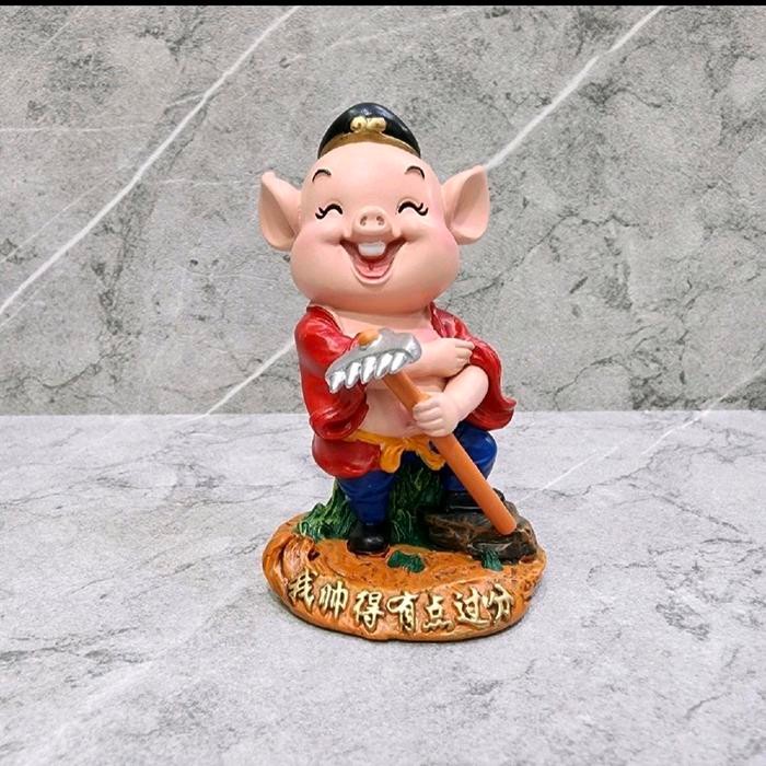 Jual patung pajangan cu pat kai miniatur pat kay kera sakti | Shopee ...