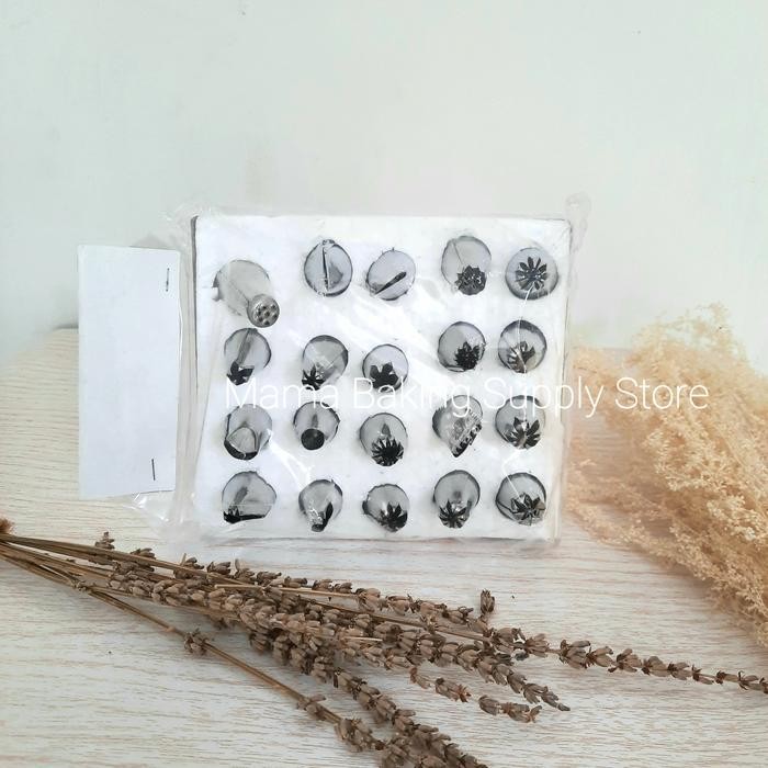 Jual JTTOP" SPUIT TIP TIPPING CAMPUR 1 SET PIPIH BUNGA DAUN DLL ISI 20 ...