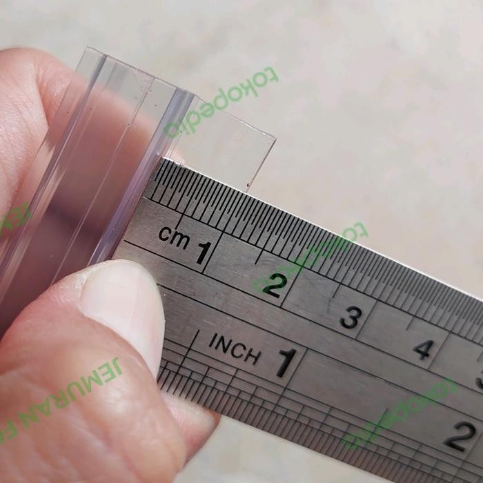 Jual Klip Seal Penahan Air Shower Kamar Mandi T Kaca Pintu Sliding 80-6 ...