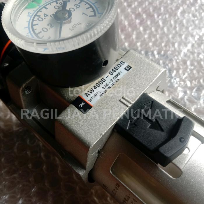 Jual New Air Filter Regulator Smc Aw4000-04Bdg 1/2" Auto Drain ...