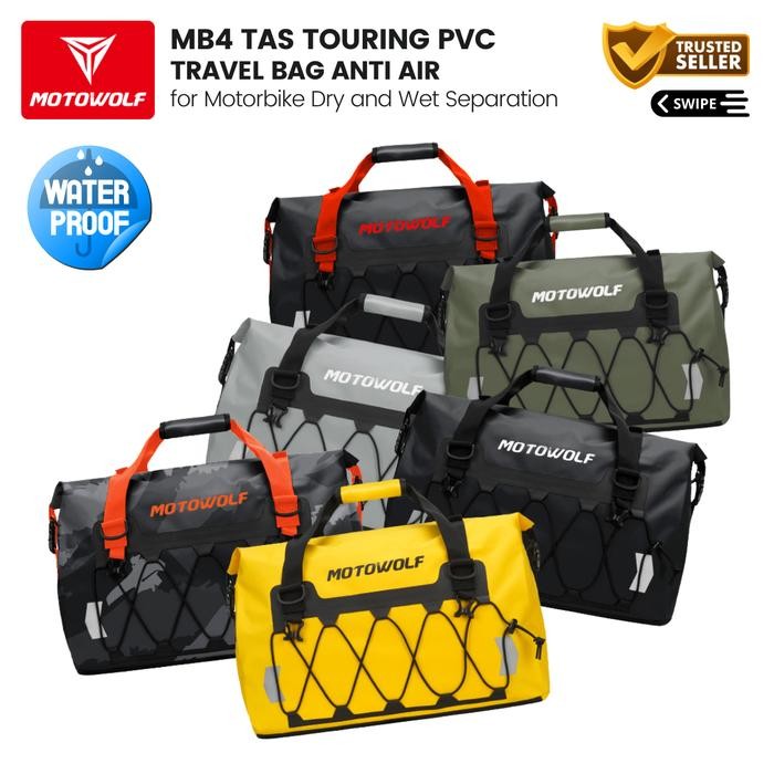 Jual ASLI Tas Motor Motowolf Tas Motor Belakang Travel Bag Waterproof ...