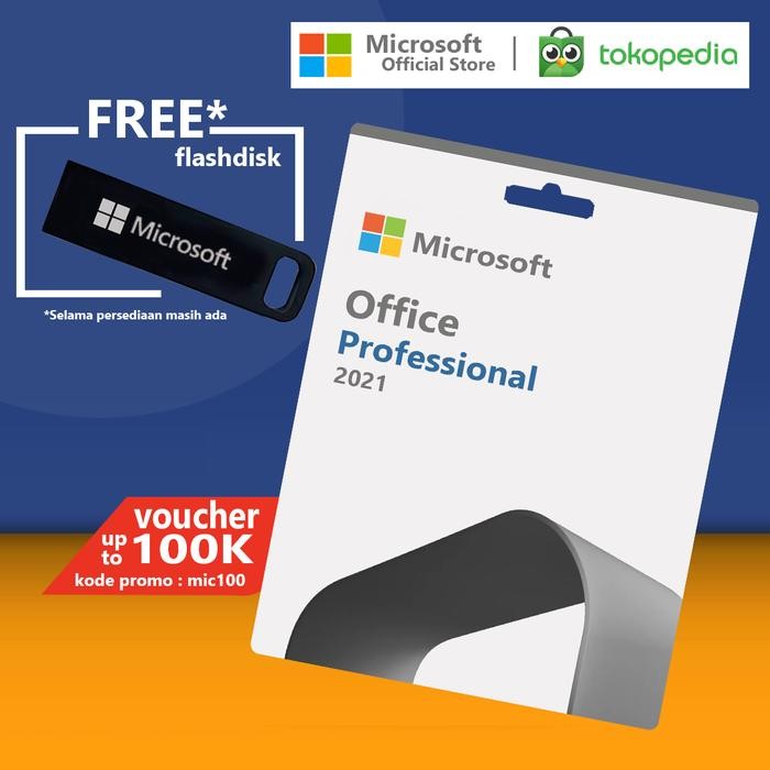 Jual Microsoft Office Professional 2021 32/64 Bit - POSA CARD EDITION ...