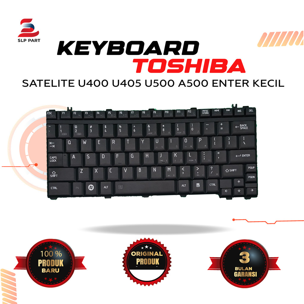 Jual Keyboard Toshiba Satelite u400 u405 u500 a500 Enter Kecil | Shopee Indonesia