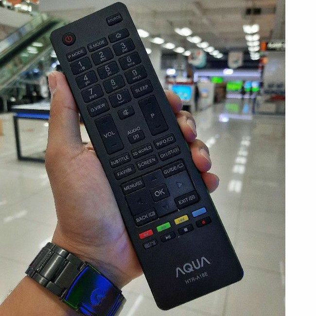 Jual REMOTE TV AQUA ORIGINAL ASLI HTR-A18E HTRA18E 100% ORIGINAL ...