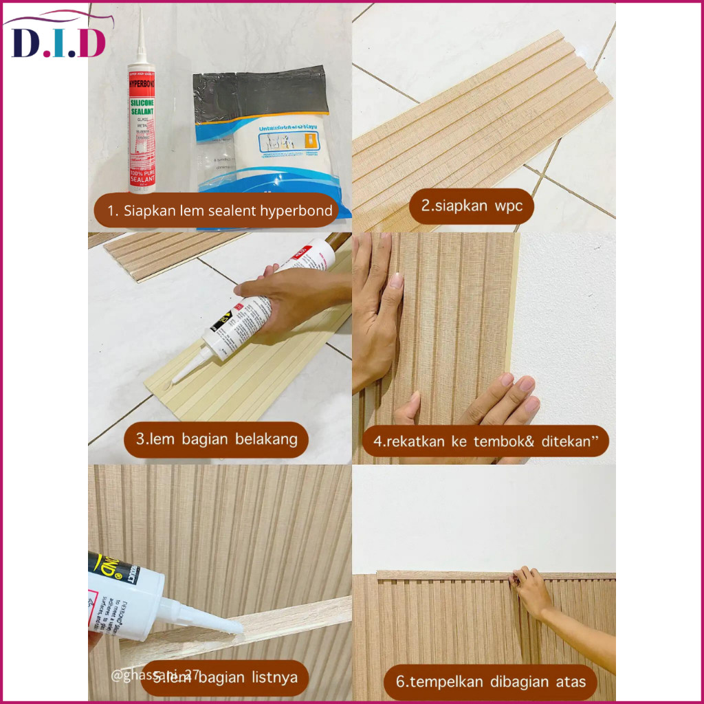 Jual Crown Star - Lem Sealant D.I.D Wall Panel Hyperbone Lem PVC Botol ...