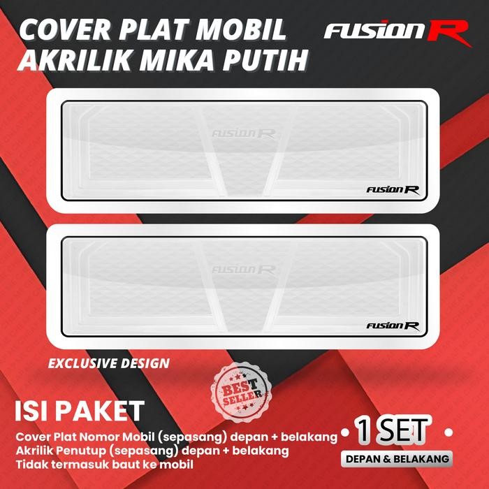 Jual Rds - Fusion R Cover Tempat Tatakan Dudukan Plat Mobil Akrilik ...