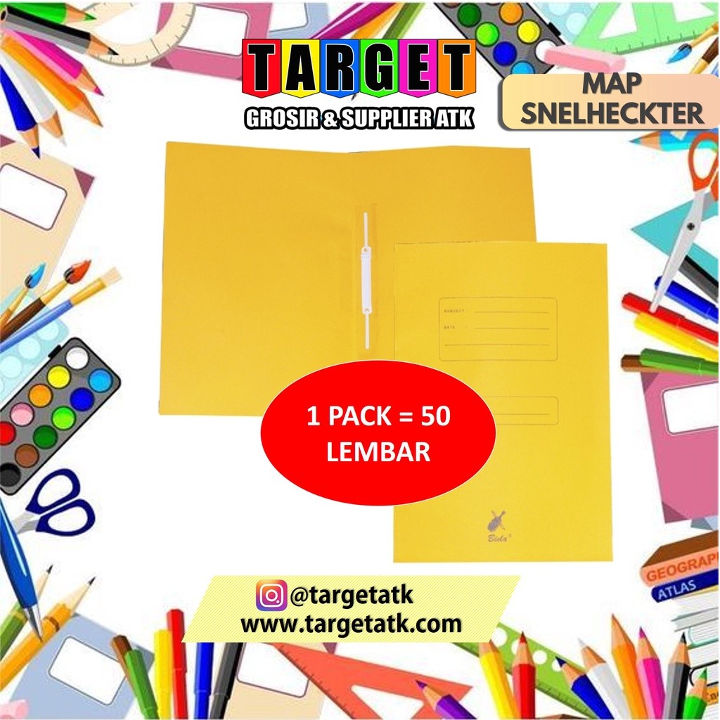 Jual STOPMAP KERTAS / STOP MAP FOLIO / STOFMAP WARNA SNELHECTER ...