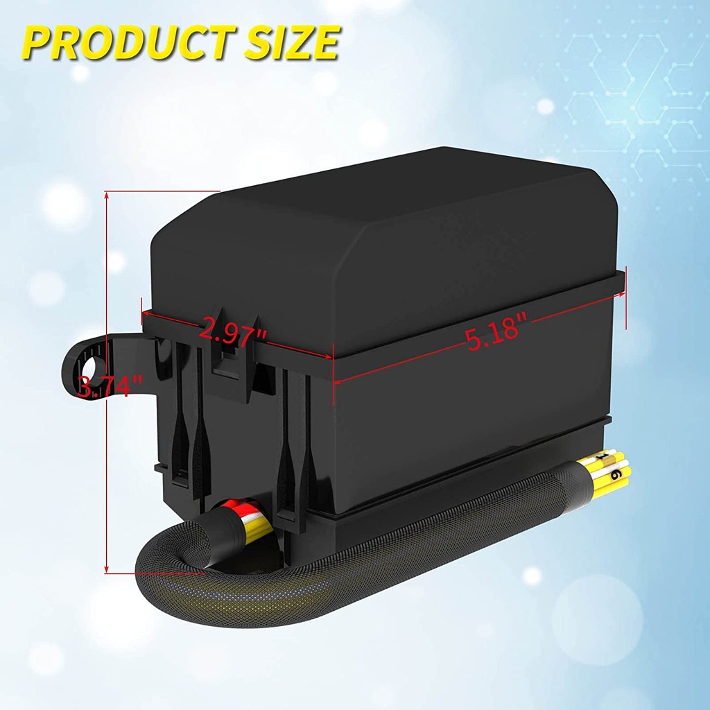 Jual 12V Fuse and Relay Box Holder 6 Slots Automotive Universal Relay ...