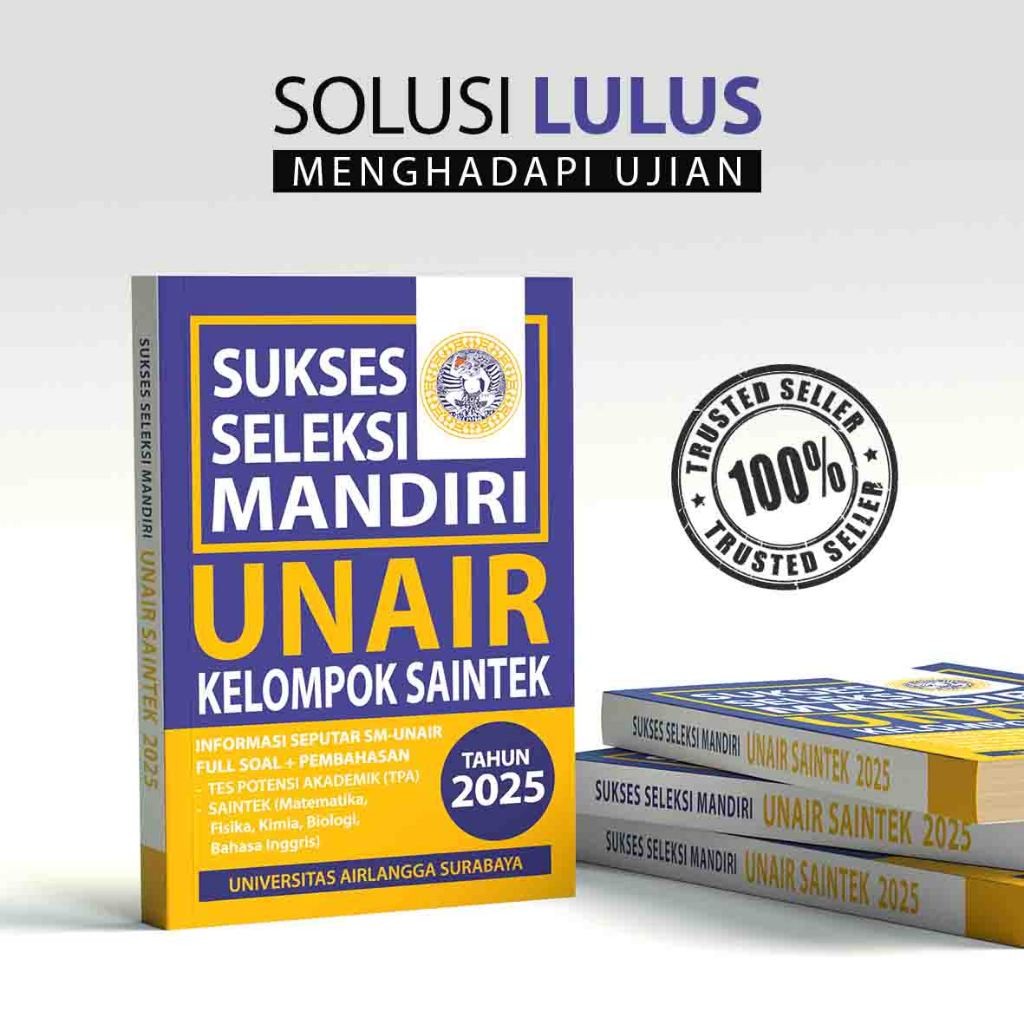 Jual BUKU SELEKSI MANDIRI UNAIR SAINTEK 2025 - SMUA UNAIR SAINTEK 2025 ...