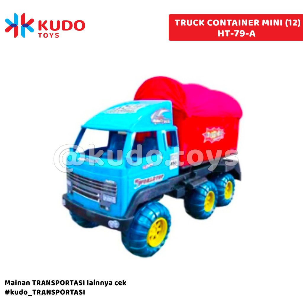 Jual Kudo Toys - Mainan Anak TRUCK CONTAINER MINI (12) HT-79-A | Shopee ...