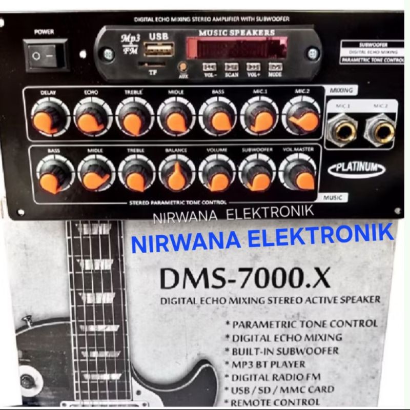 Jual KIT POWER AMPLIFIER MIXING MP3 BLUETOOTH DMS 7000 X | Shopee Indonesia