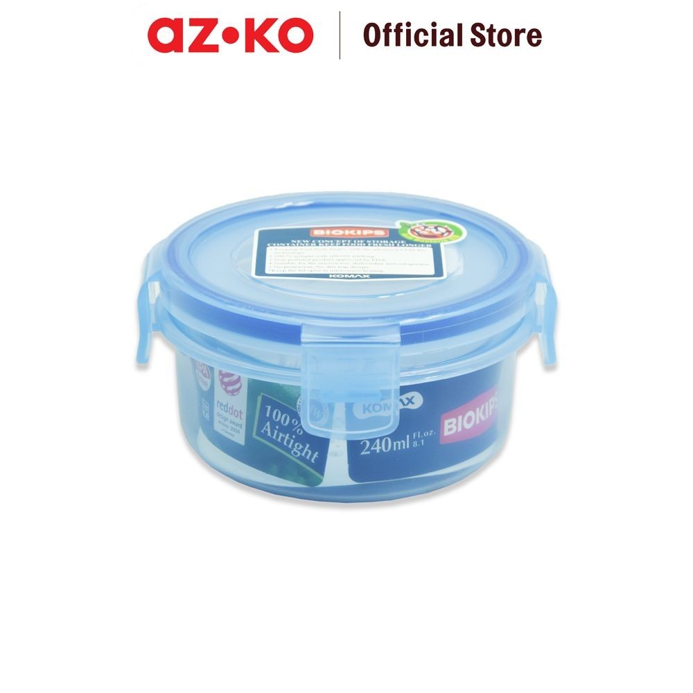Jual Ready Azko Komax 240 Ml Biokips Wadah Makanan Round C1 Food ...
