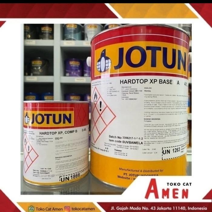 Jual JOTUN HARDTOP XP 20LT - RAL 3020/ CAT POLYURETHANE | Shopee Indonesia