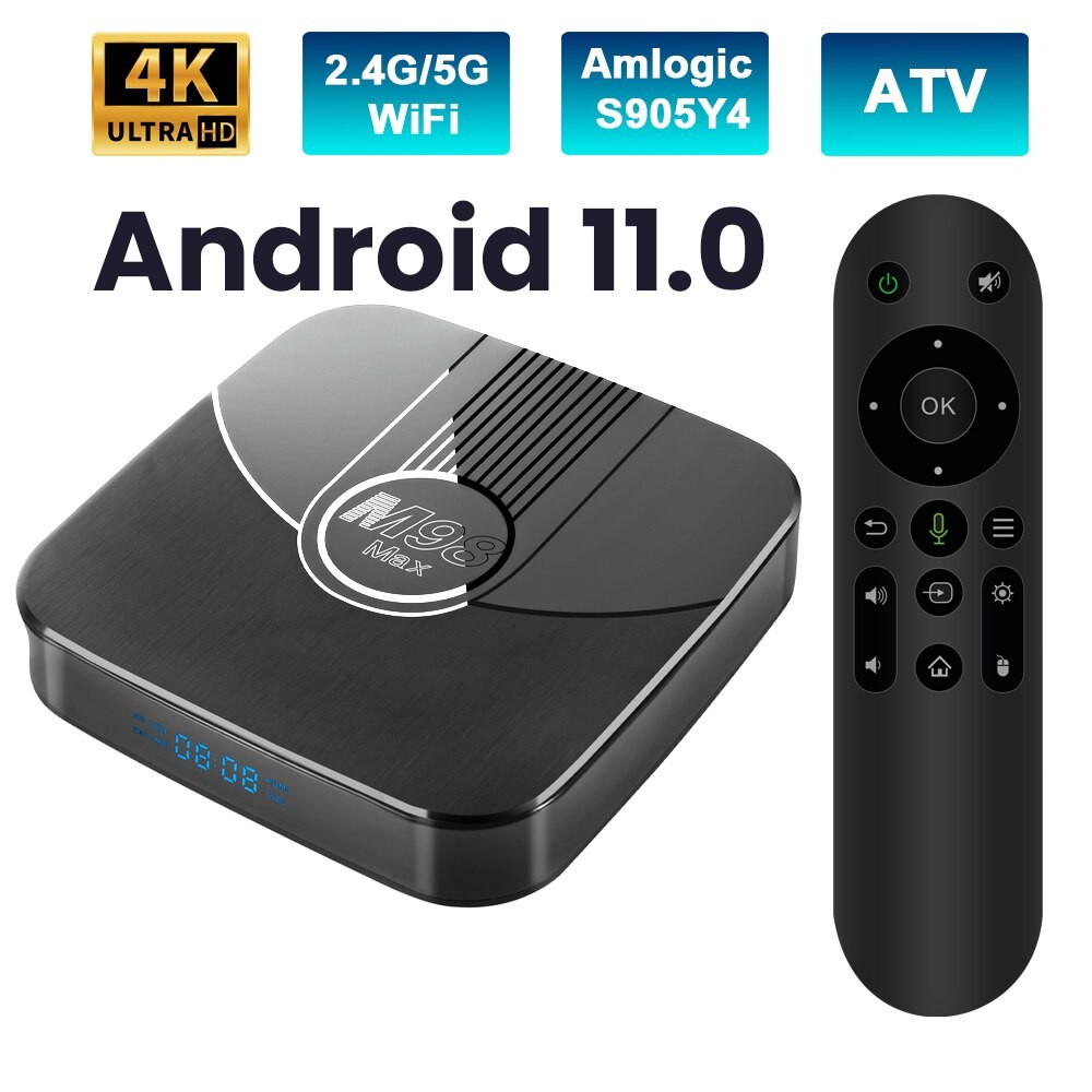 Jual Transpeed ATV Android 11 TV Box Amlogic S905Y4 dengan Asisten ...