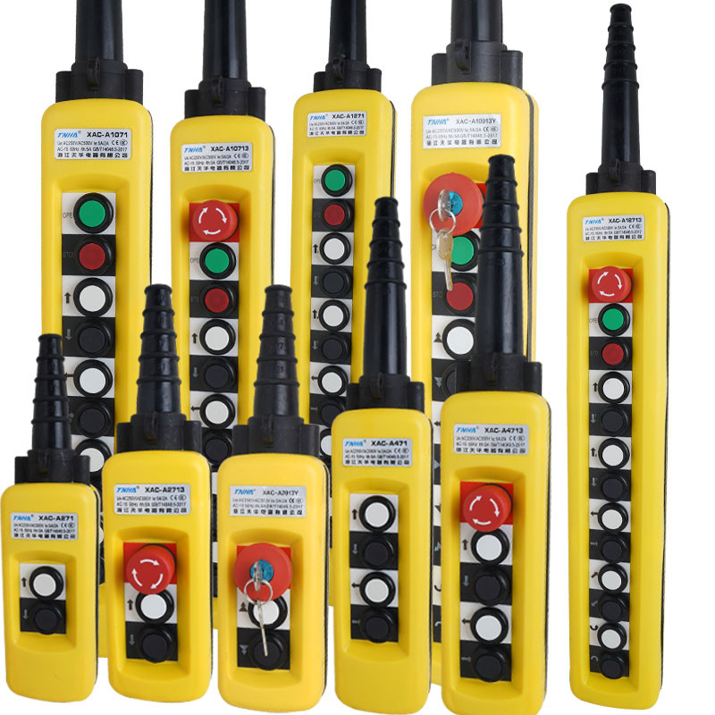 Jual NEW 2/4/6/8 Pushbuttons Double Speed/Single speed Hoist Crane ...