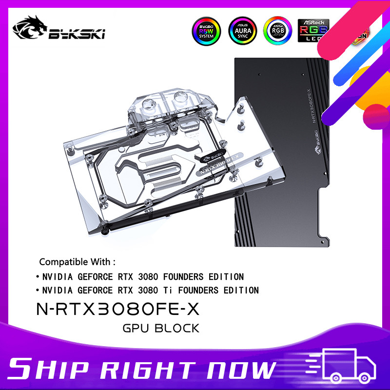 Jual Blok Pendingin Air GPU Bykski 3080 untuk Edisi Pendiri NVIDIA ...