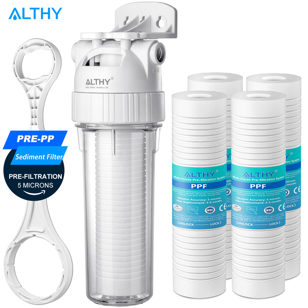 Jual ALTHY 5 Mikron Sistem Filter Air Sedimen Seluruh Rumah Pemurni ...
