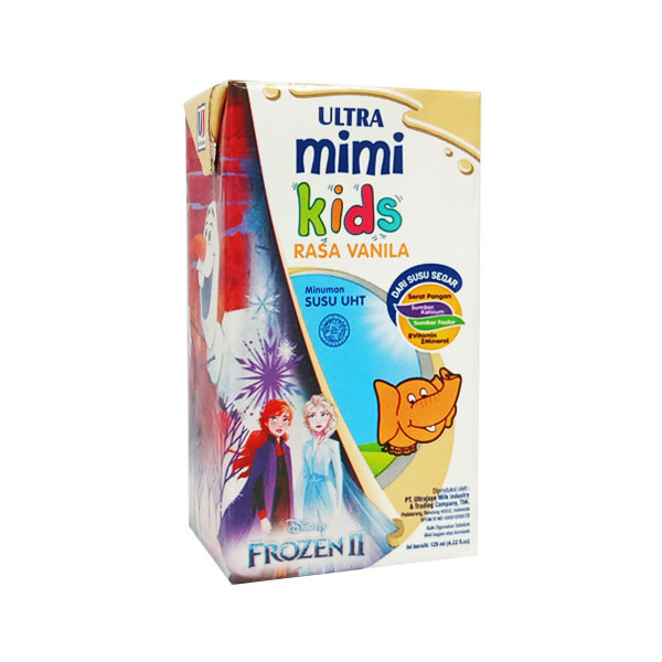 Jual ULTRA MIMI SUSU UHT VANILA EXTRA CAL 125 ML | Shopee Indonesia