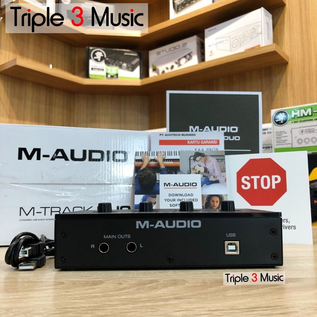 Jual M-Audio MTRACK SOLO DUO M-TRACK DUO Soundcard RECORDING ORINAL ...