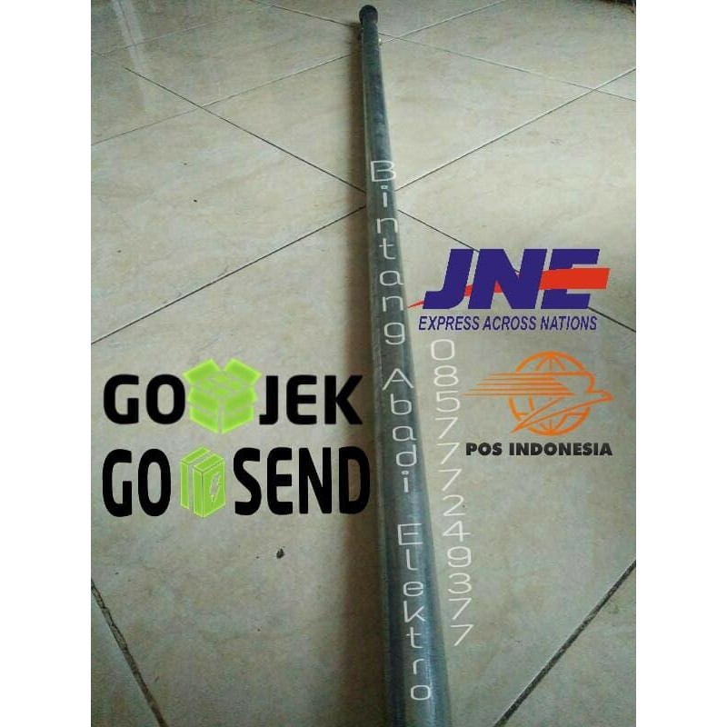 Jual Tiang Bendera Merah Putih Galvanis Anti Karat 3 Meter 2 Klem 4 Paku Terbatas | Shopee Indonesia