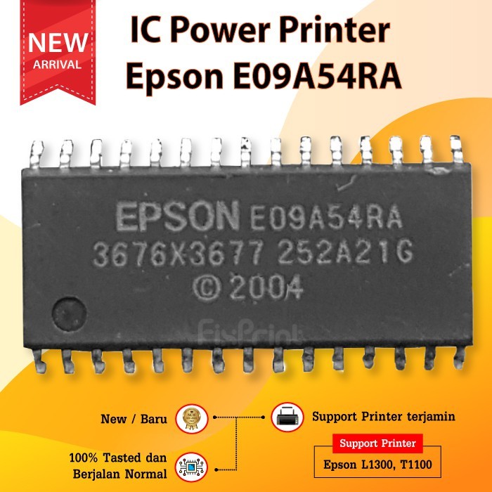 Jual IC Power IC6 Mainboard Printer Epson L1300 T1100 E09A54RA | Shopee ...