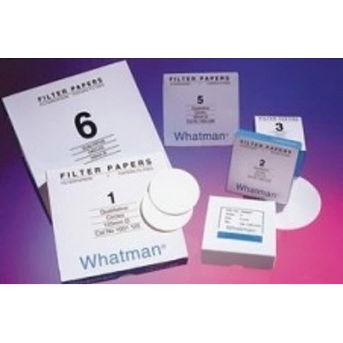 Jual Filter Paper / Kertas Saring Whatman No. 6 dia 125mm Grade 6 dia ...