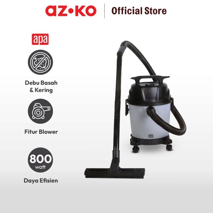 Jual Azko Apa Vacuum Penghisap Debu Kering Dan Basah 800W | Shopee ...