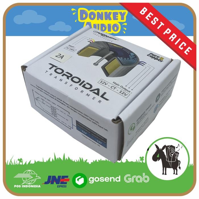 Jual Travo Trafo Toroid 2A 12V Ct Donut Rawamps Original | Shopee Indonesia