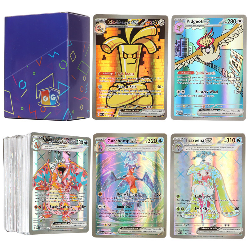 Jual English Version Pokmon Tcg: Scarlet & Violet 100Pcs Rare Card Ex ...