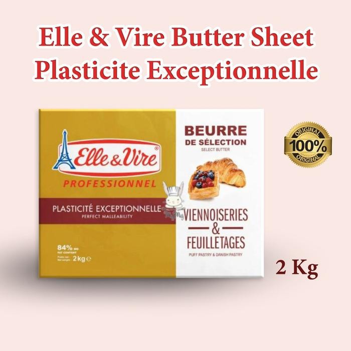 Jual Elle & vire Butter Sheet Plasticide Exceptionnelle 2Kg | Shopee ...