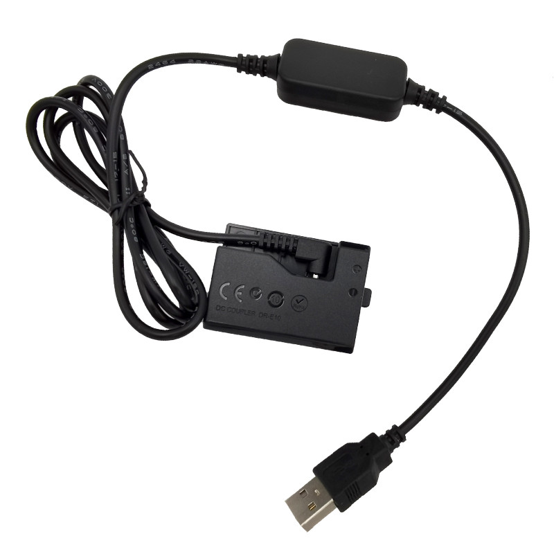 Jual 5V USB Adapter To LP-E10 LP E10 ACK-E10 DR-E10 Dummy Battery for ...