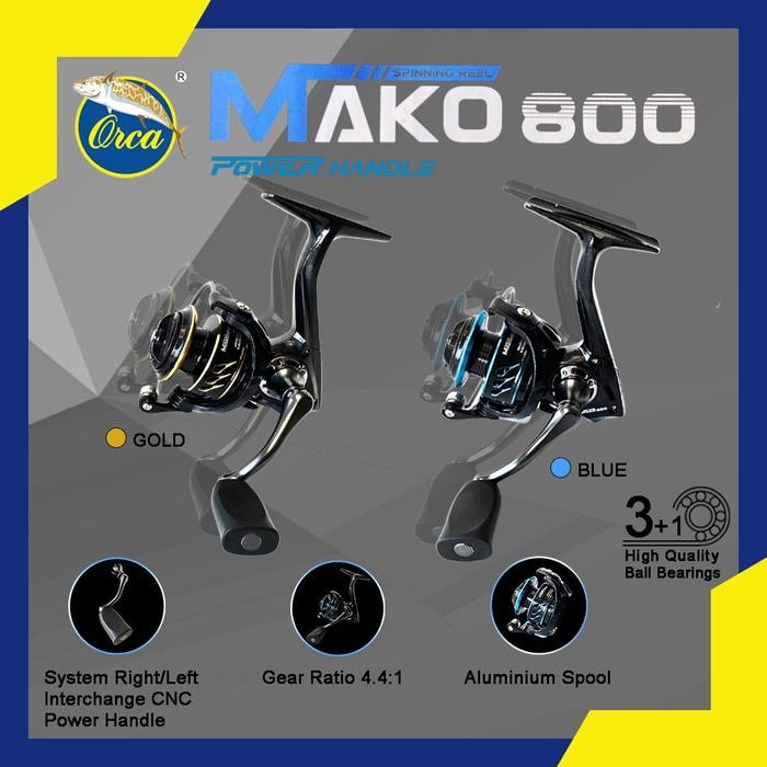 Jual Reel Spinning Orca Mako 800 | Shopee Indonesia