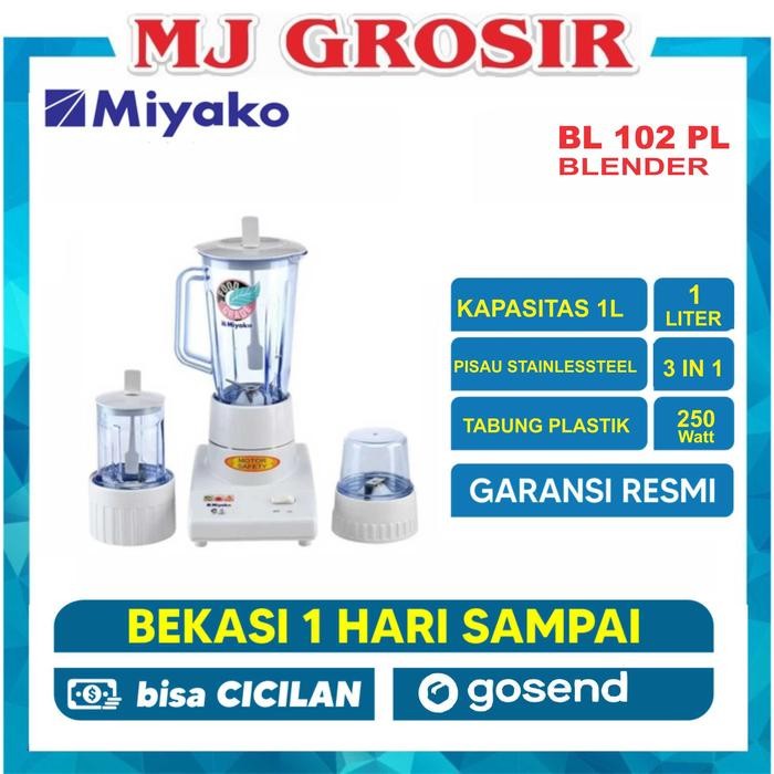 Jual Reswara.store1 BLENDER MIYAKO BL 102 PL 3 IN 1 SERBAGUNA BAHAN ...