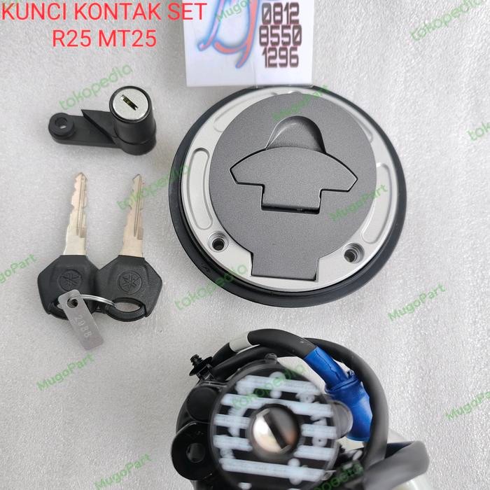 Jual Ready Stock Kunci Kontak Yamaha R25 Mt25 New Old Original Key Set ...