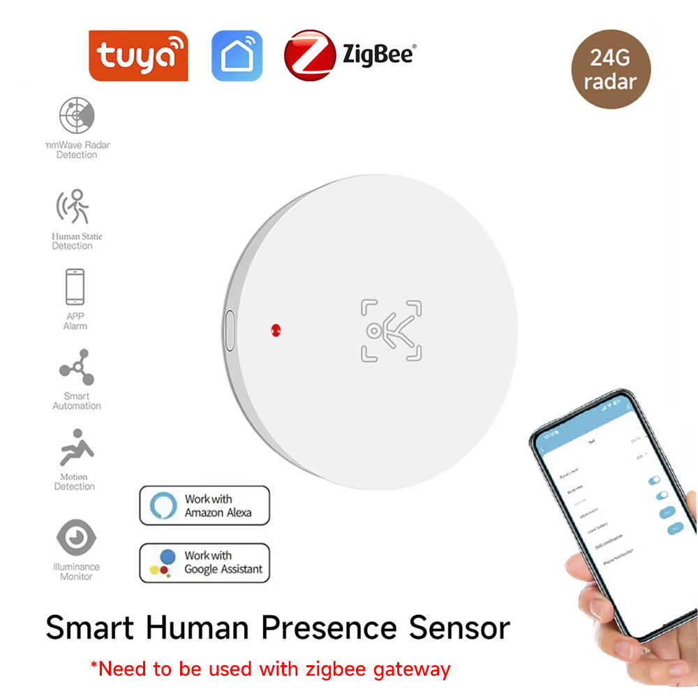 Jual IMPORT TUYA ZIGBEE HUMAN PRESENCE BEAM DETECTOR PERSON HIGH ...