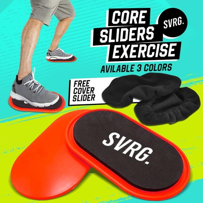 Jual PREMIUM Sliding Gliding Disc Fitness Core Slider Sport Full Body ...